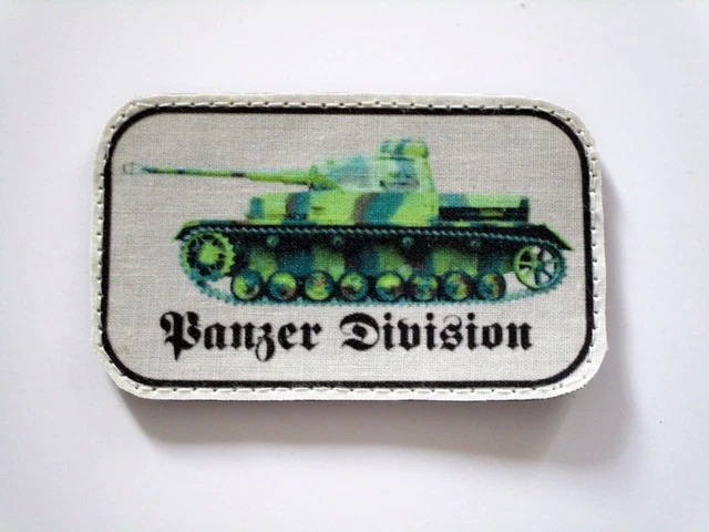 PATCH ECUSSON PANZER Division German Army WW2 Tank Char - 8 x 5 cm EUR ...