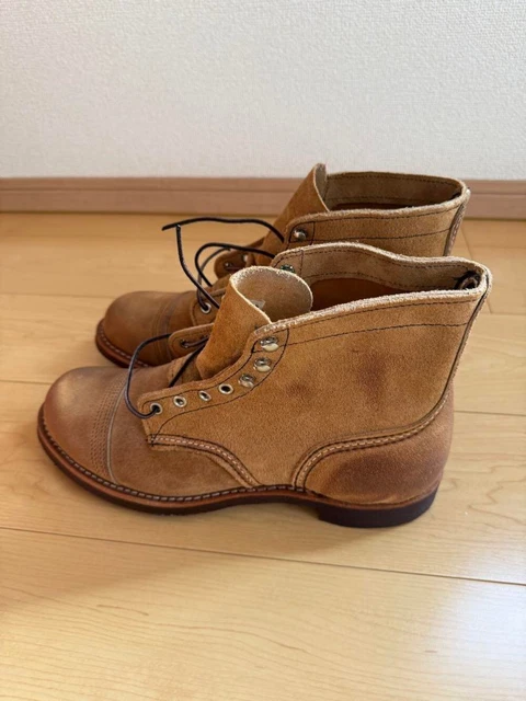 RED WING 8083 Iron Ranger Round Toe Boots Brown Hawthorn Mule Skinner ...