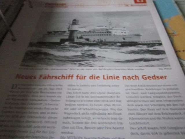 DR DER DDR 5.4 FS Warnemünde für die Linie nach Gedser 4S EUR 5,37 ...