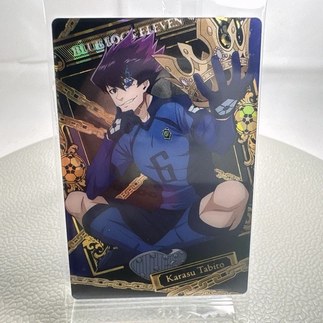 TABITO KARASU BLUE Lock Wafer 5 Card SR 5-31SR Gold Holo Foil Japan ...