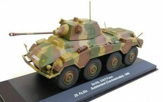 1/43 CHAR ALLEMAND Sdkfz. 234/2 PUMA German TANK PANZER Tchécoslovaquie ...