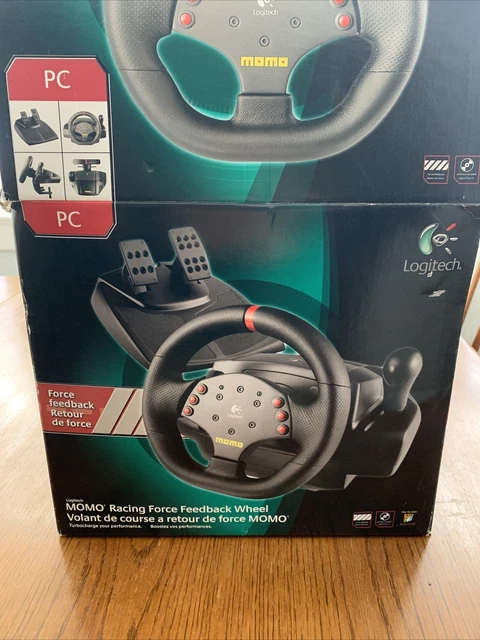 PC GAMING FEEDBACK Steering Wheel And Pedals Momo Racing Force Logitech ...