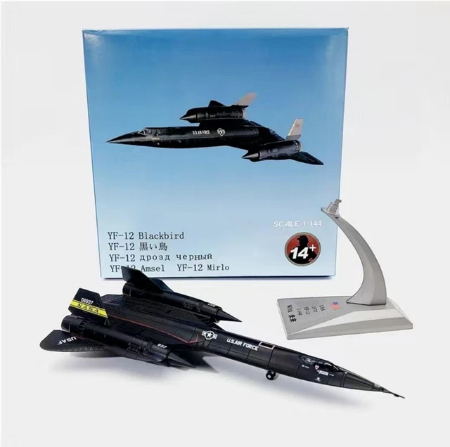 WLTK USAF SR-71 Blackbird 1971 Interceptor Aircraft 1/144 Diecast Model EUR 16,48 - PicClick DE