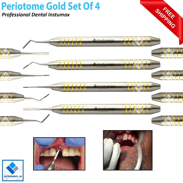 DENTAL PERIODONTAL PERIOTOME Gold Ligament Atraumatic Extraction ...