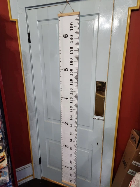 KIDS CHILDREN ADULT Height Growth Chart Measure Home Decor Wall Hanging ...