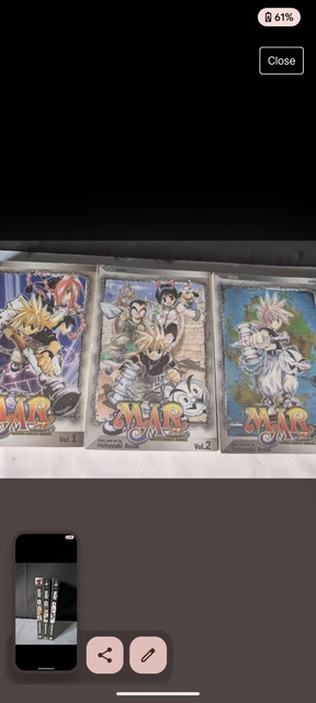 MAR MANGA VOL 1 To 3(English) Anime EUR 19,81 - PicClick IT