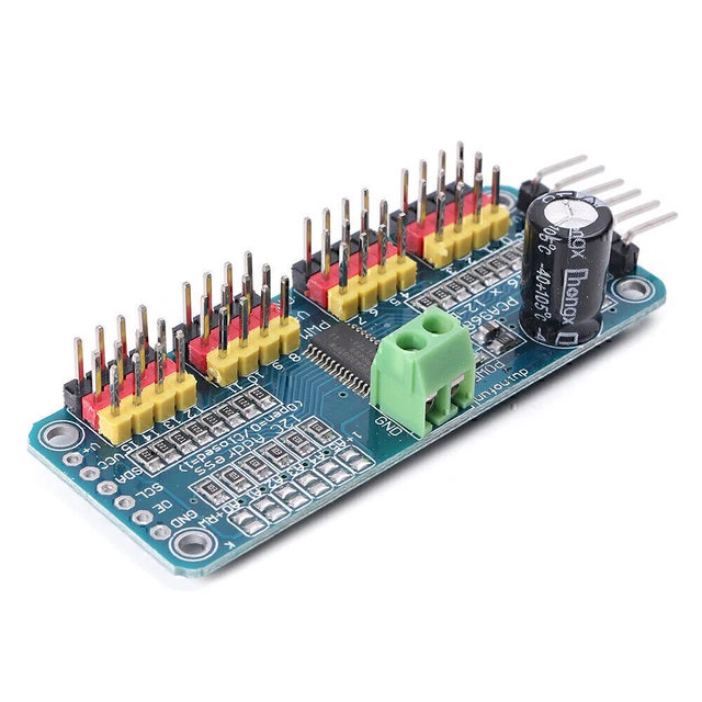Pca9685 16 Canali 12 Bit Servomotore Pwm Modulo I2c Robot Arduino Eur 1021 Picclick It