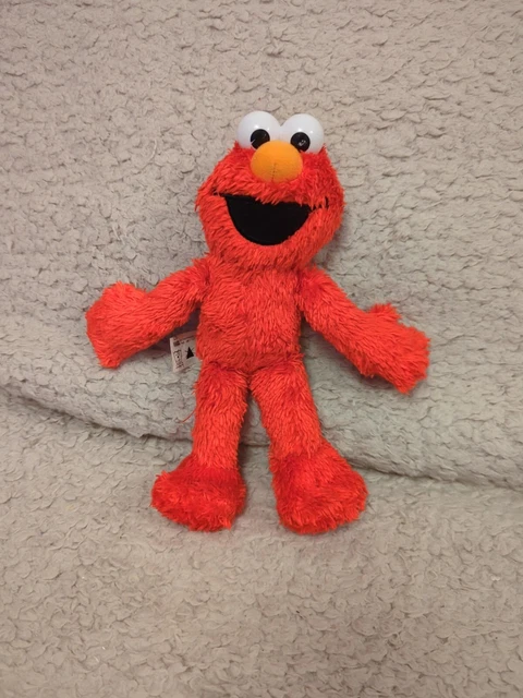 SESAME STREET ELMO Red Soft Toy Hasbro 2014 Elmo Character 8" £5.95 ...