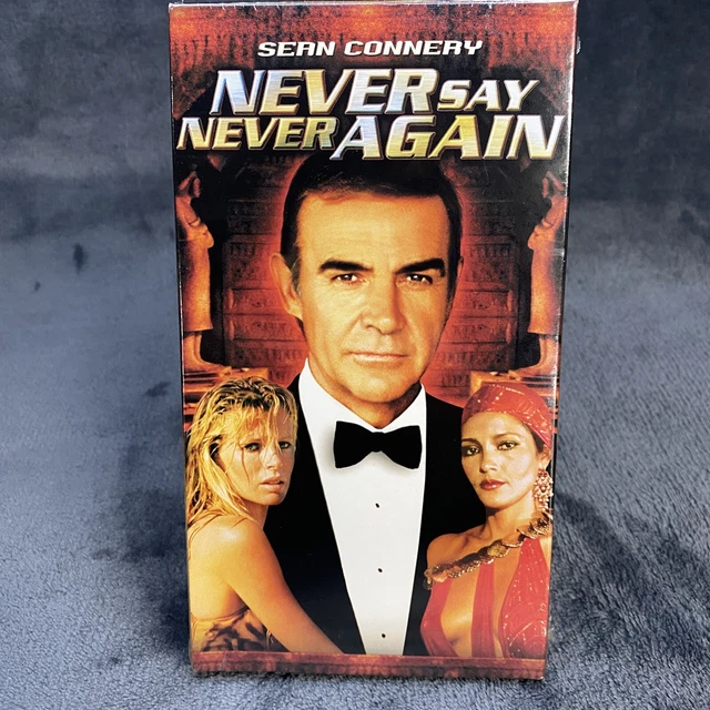 NEVER SAY NEVER Again. VHS. Sean Connery, Kim Basinger. 2000. James ...