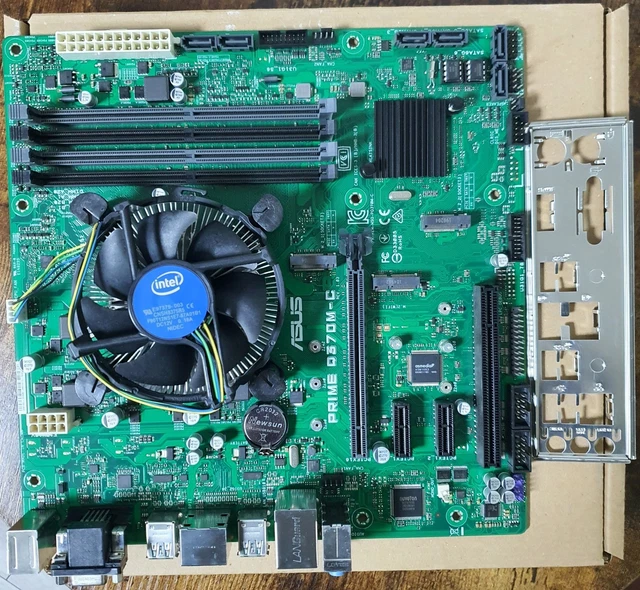 ASUS PRIME Q370M-C Socket 1151 MOTHERBOARD 2x M.2 Slots i5/i7 8th 9th ...