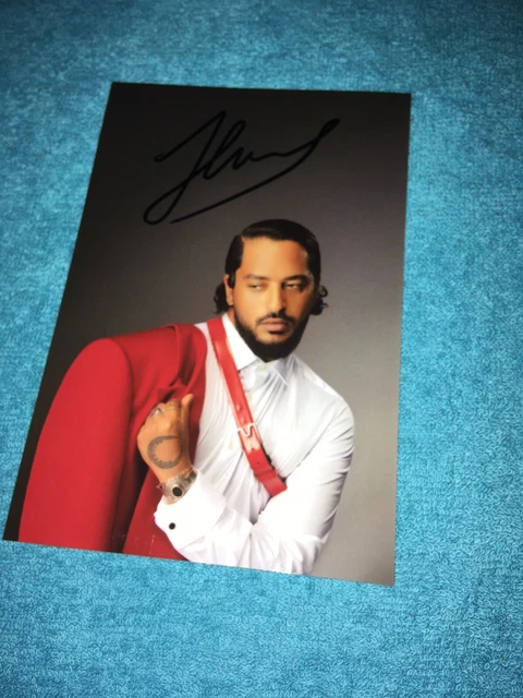 PHOTO DEDICACE AUTOGRAPH Slimane Eurovision 2024 France Mon Amour EUR ... PHOTO DEDICACE AUTOGRAPH Slimane Eurovision 2024 France Mon Amour EUR ...