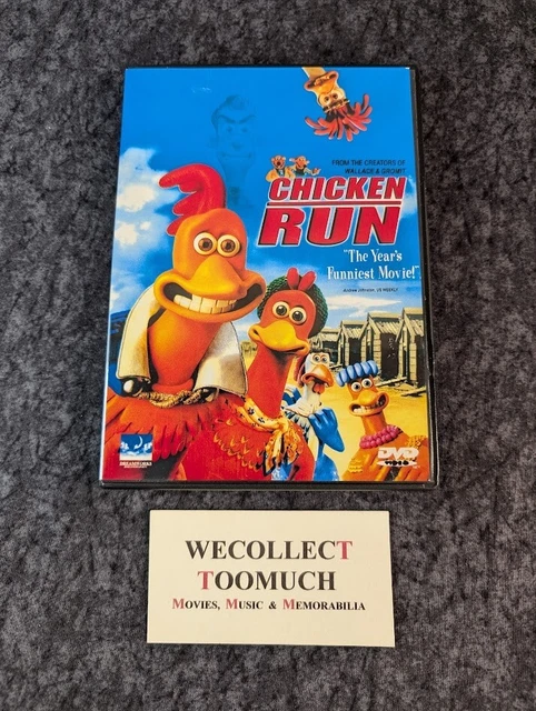 CHICKEN RUN 2000 DVD Dreamworks Widescreen Peter Lord Nick Park * £2.85 ...