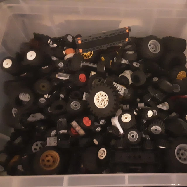 LEGO WHEELS AND tyres track chassis mix Bundle Lot Of Parts And Peices ...