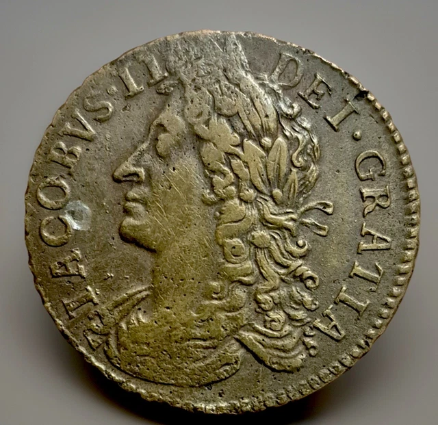 IRELAND 1689, GUN Money Half Crown £1.00 - PicClick UK