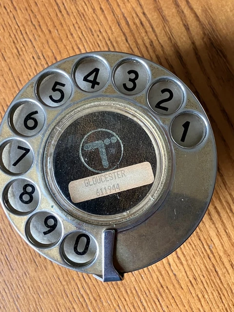 VINTAGE BT ROTARY TELEPHONE DIAL £16.99 - PicClick UK