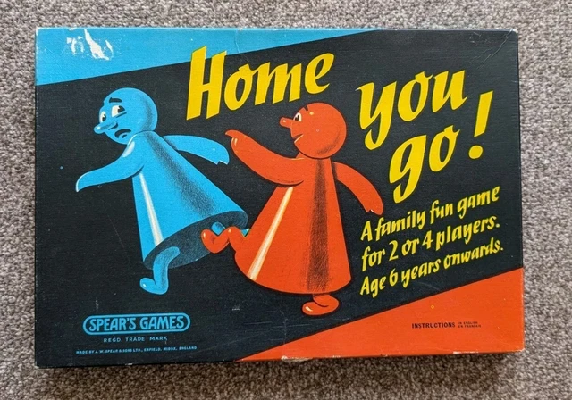 VINTAGE 1960S ’S Spear’s Games ‘Home You Go!’ Board Game Family Retro £ ...