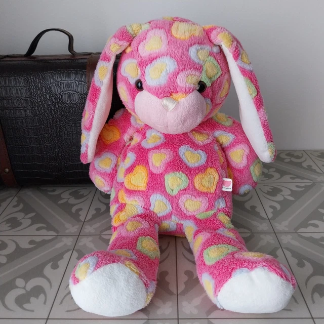 CHAD VALLEY DESIGN A Bear Bunny Rabbit Plush Soft Toy Pink ...
