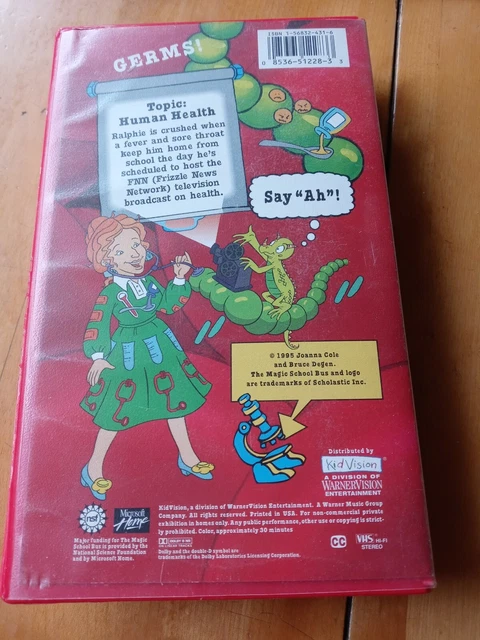 THE MAGIC SCHOOL BUS INSIDE RALPHIE (VHS) Video Tape 1995 Clamshell $25 ...