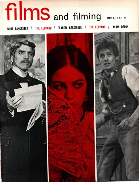 (F&F46) FILMS & Filming Magazine Cover Page 11X8" Jun 1963 Burt ...