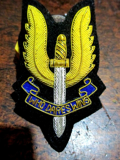 ROYAL AUSTRALIAN ARMY SAS Who Dare Wins Badge Embroidery Medal Mount ...
