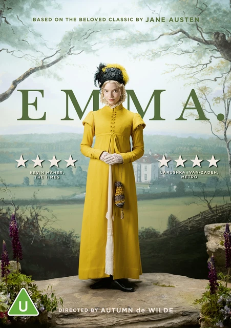 EMMA (DVD) MIRANDA Hart Johnny Flynn Anya Taylor-Joy Gemma Whelan Bill ...