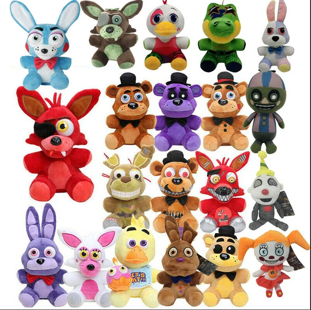 FNAF FIVE NIGHTS at Freddy's Sanshee Plushie Toy Plush Bear/Foxy Xmas ...