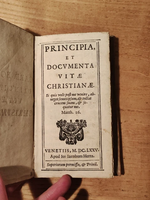 SEICENTINA PRINCIPIA ET documenta Cardinal Giovanni Bona Mondovì ...