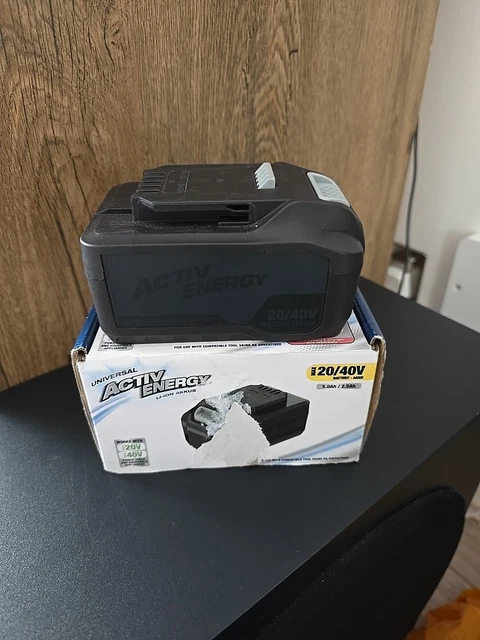 ACTIV ENERGY LI-ION 20V/40V 5,0ah/2,5Ah ALDI Ferrex Battery Used ...