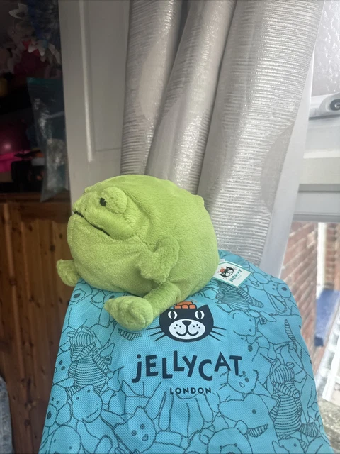 JELLYCAT RICKY RAIN Frog & Dust Bag £37.10 - PicClick UK