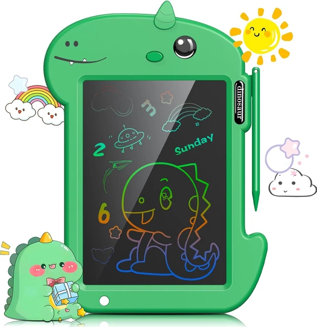 LCD DRAWING TABLET for Kids Toddler Dinosaur Toys for 3 4 5 6 7 8 Year ...