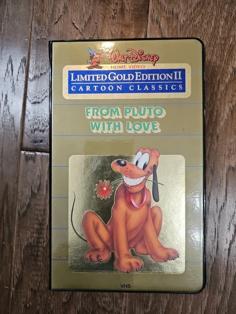 FROM PLUTO WITH LOVE VHS Walt Disney Limited Gold Edition II Cartoon ...