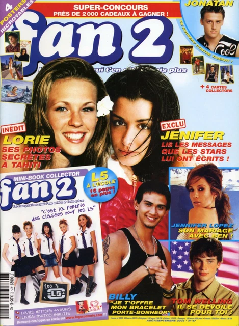 MAGAZINE FAN 2 n°47, LORIE, JENIFER, Vincent NICLO, PRISCILLA, Tom ...