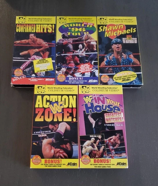 WWF VHS LOT of 5 Coliseum Videos Confirmed Hits World Tour In Your ...
