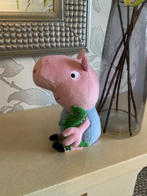PEPPA PIG GEORGE Pig with Mini Mr. Dinosaur Regular Plush TY Toy 8 ...