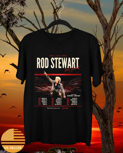 ROD STEWART 2026 ONE LAST TIME Great American T Shirt Full Size S-5XL £ ...