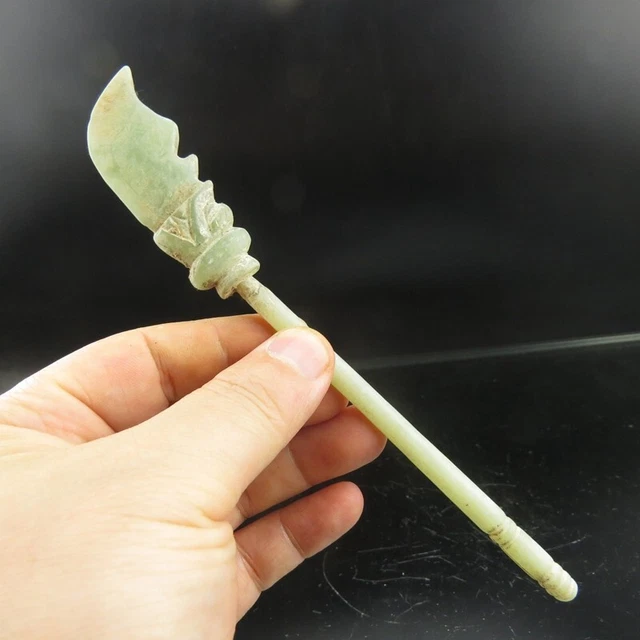 CHINA, JADE, NOBLE collection, unearthed, generals, jade weapons P(8 ...