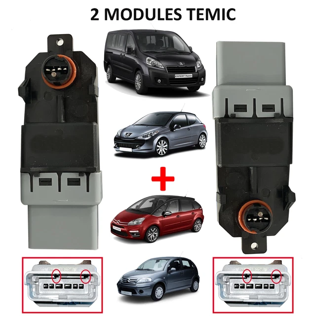 2 TEMIC COMFORT Modules For Electric Window Lift Motor 440787F 440787D ...