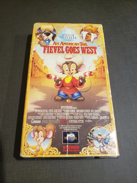 An American Tail Fievel Goes West Vhs Movie 1992 Family Video John