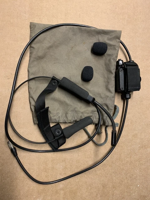 CASQUE RADIO MICRO Ptt Trc Pr4g Transmissions EUR 150,00 - PicClick FR