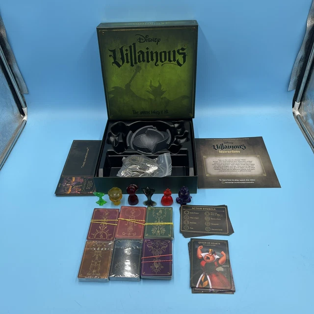 DISNEY VILLAINOUS BOARD Game By Ravensburger The Worst Takes It All ...