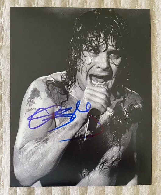 OZZY OSBOURNE HAND Signed Autograph 8x10 Photo With COA $299.00 ...