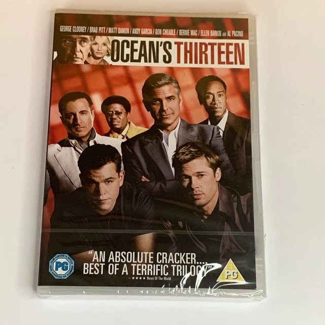 NEW OCEANS THIRTEEN DVD 2007 George Clooney Brad Pitt EUR 4,13 ...