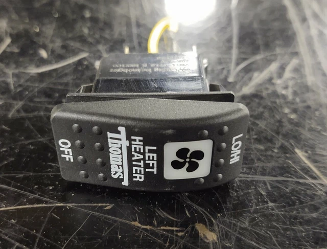 NEW GENUINE THOMAS Bus 52003130 Left Heater Rocker Switch Low / High ...