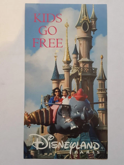 EURO DISNEYLAND PARIS - Walt Disney Leaflet / Flyer #W747 EUR 1,37 ...