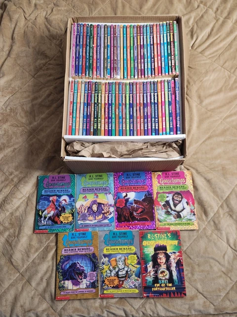 VTG GOOSEBUMPS COMPLETE Set First Edition Original Books 1-62 RL Stine ...