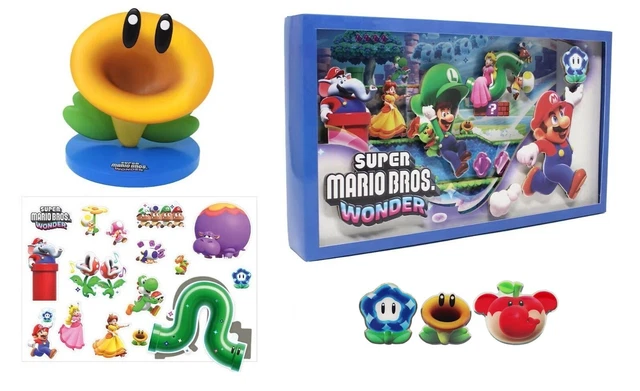 SUPER MARIO BROS Wonder Mega Bundle Official Nintendo Collectibles (NO ...