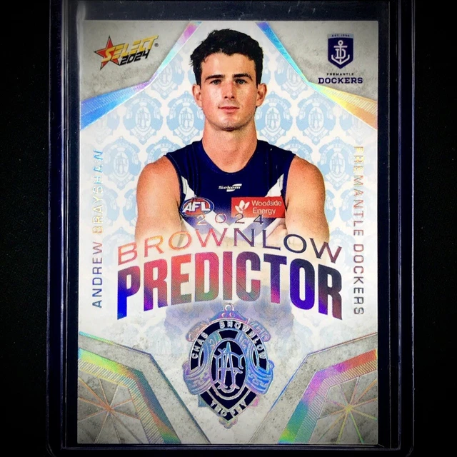 2024 SELECT AFL Footy Stars Andrew Brayshaw /60 Platinum Brownlow ...