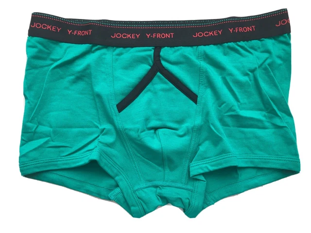 JOCKEY MENS COTTON Modal Y-Front Short Trunk - Medium - Green - 180245H ...