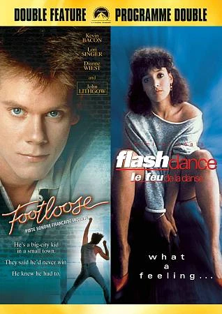 FOOTLOOSE [1984] / Flashdance [1983] [Double Feature] [Bilingual] $10. ...