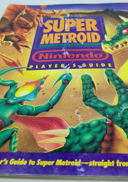SUPER METROID SNES Nintendo Player's Guide Strategy Book Complete With ...